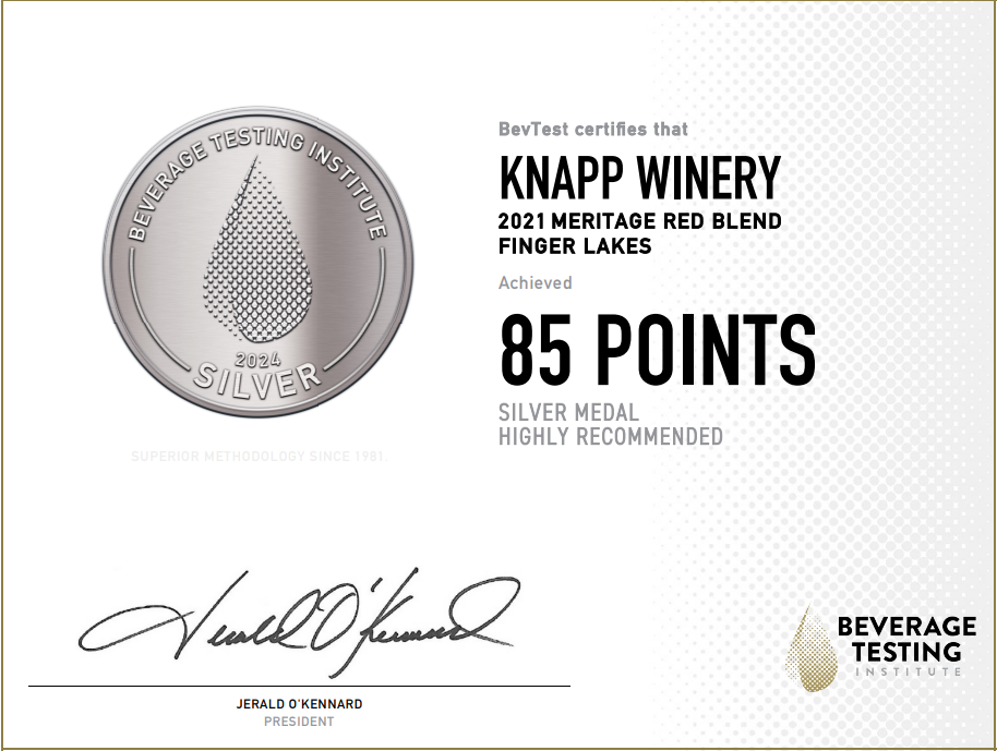 Knapp Winery & Vineyard Restaurant - Meritage 2021